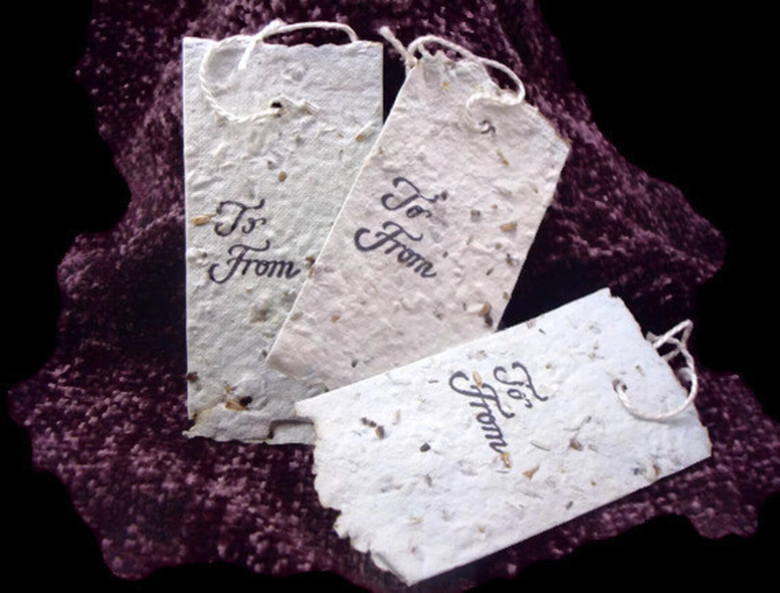 Seed Paper Gift Tags - Etsy