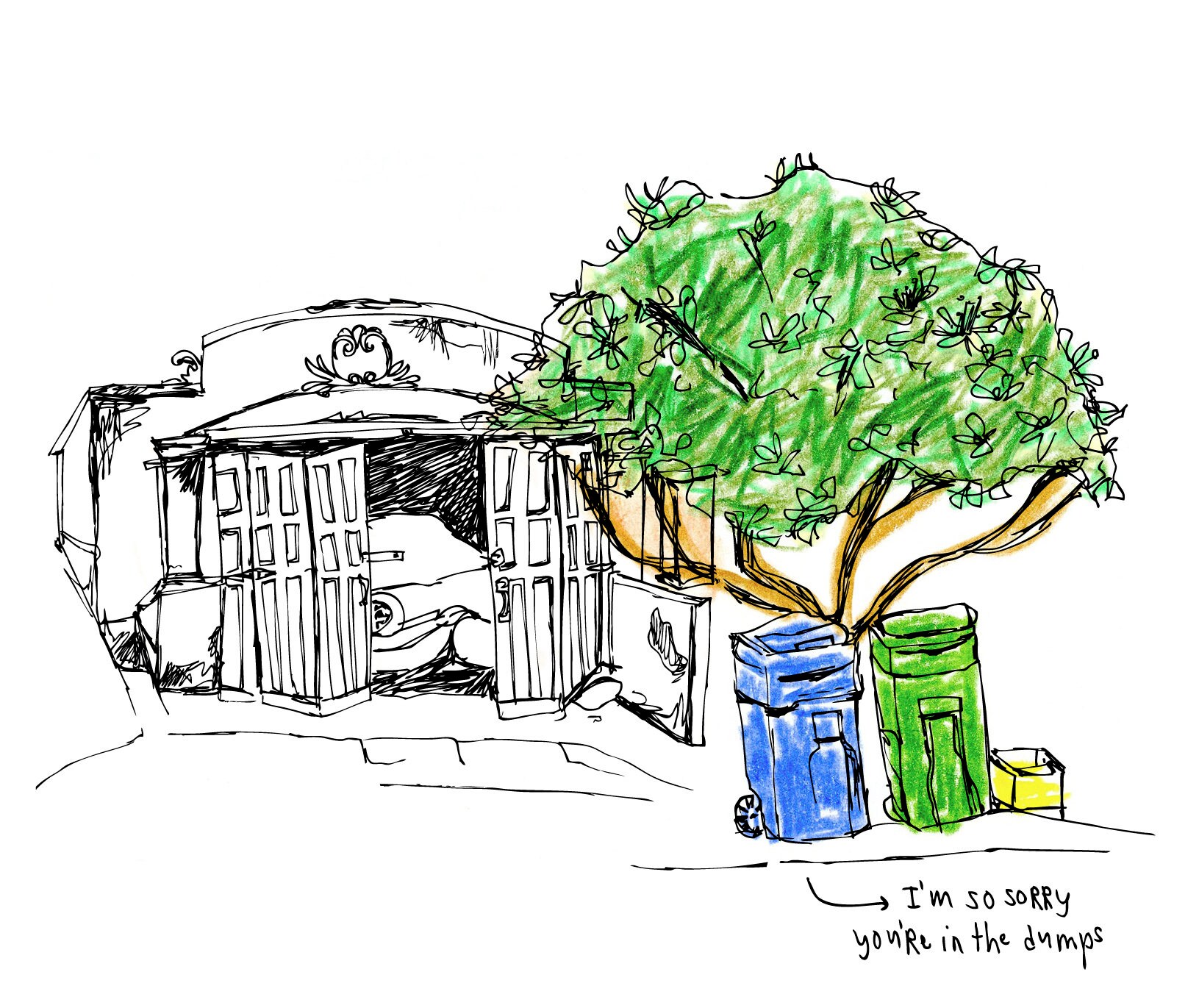 In the Dumps Card, I Am Sorry Card, Art Card, Greeting Card ...