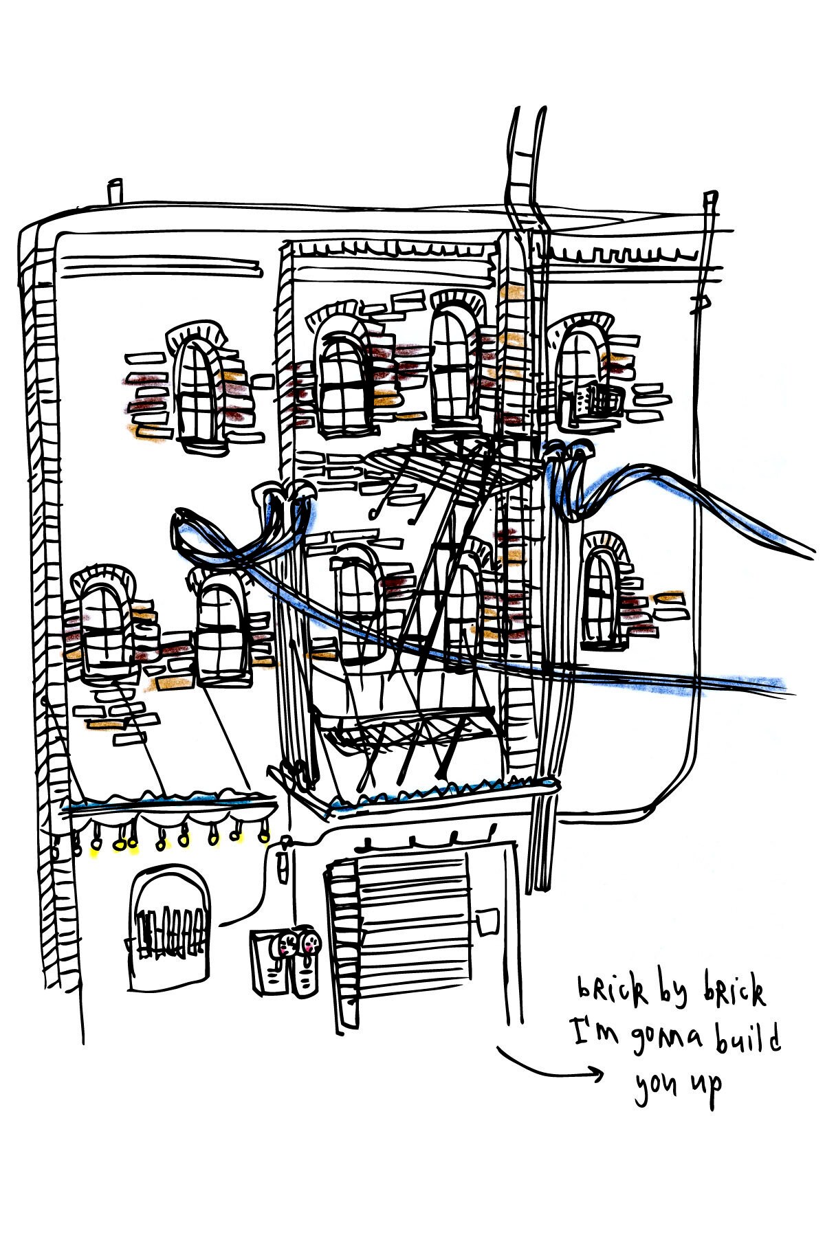 I'll Build You up Card, Empowering Card, Encouraging Card, Greeting ...