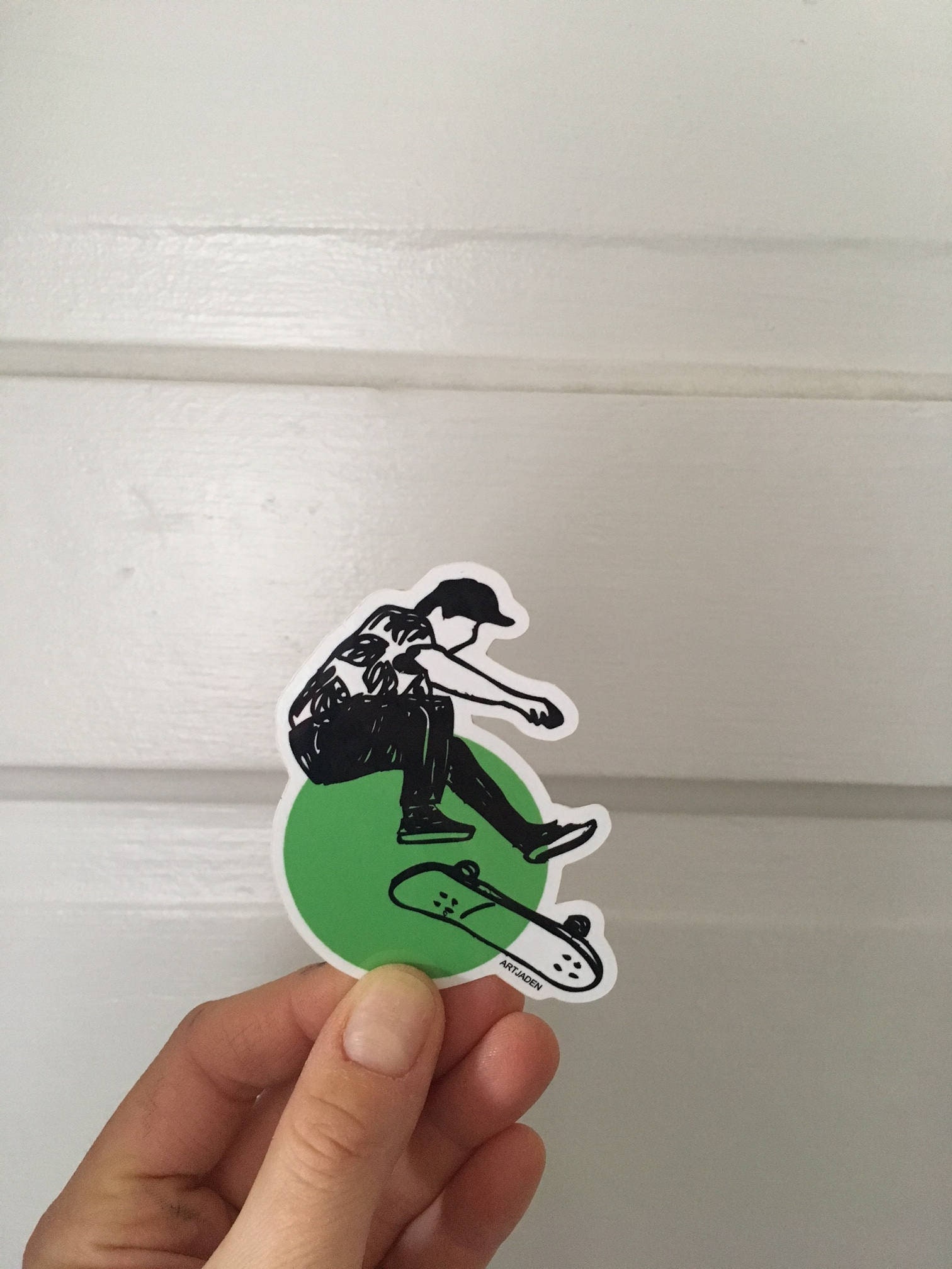 Skater Boy 2 Sticker Vinyl Sticker Glossy Coated Sticker - Etsy
