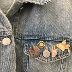 Peace Sign Enamel Pin - Etsy