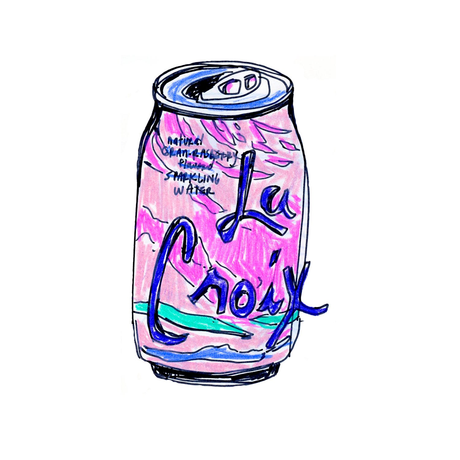 La Croix Can Card, La Croix Water Card, Happy Card, Greeting Card ...