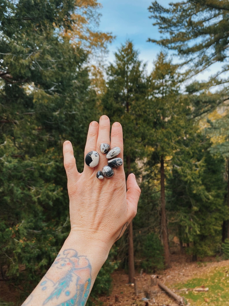 Custom Wild Flower Statement Ring - Etsy