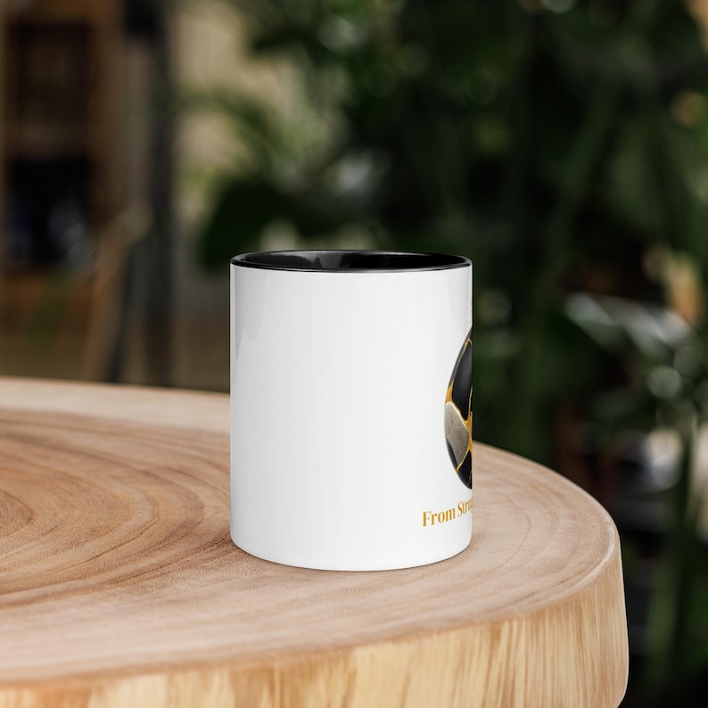 Kintsugi Inspired Ceramic Coffee Mug: Motivational Cracked Sphere ...