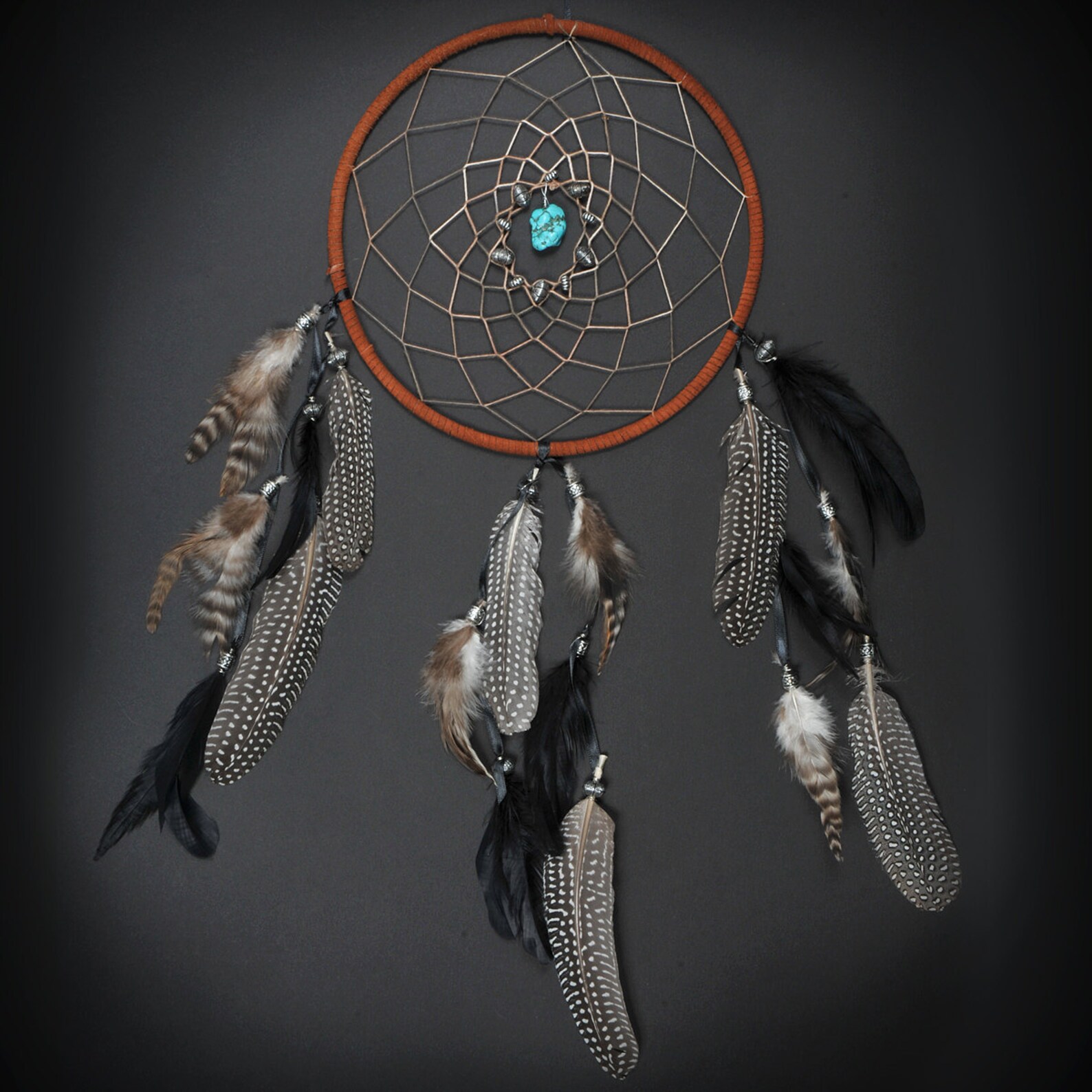 Large Brown and Black Dream Catcher With Assorted Chinchilla - Etsy