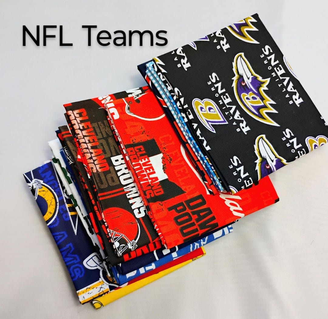 Sports Teams Fat Quarters, NFL Fabric, NBA Fabric - Etsy