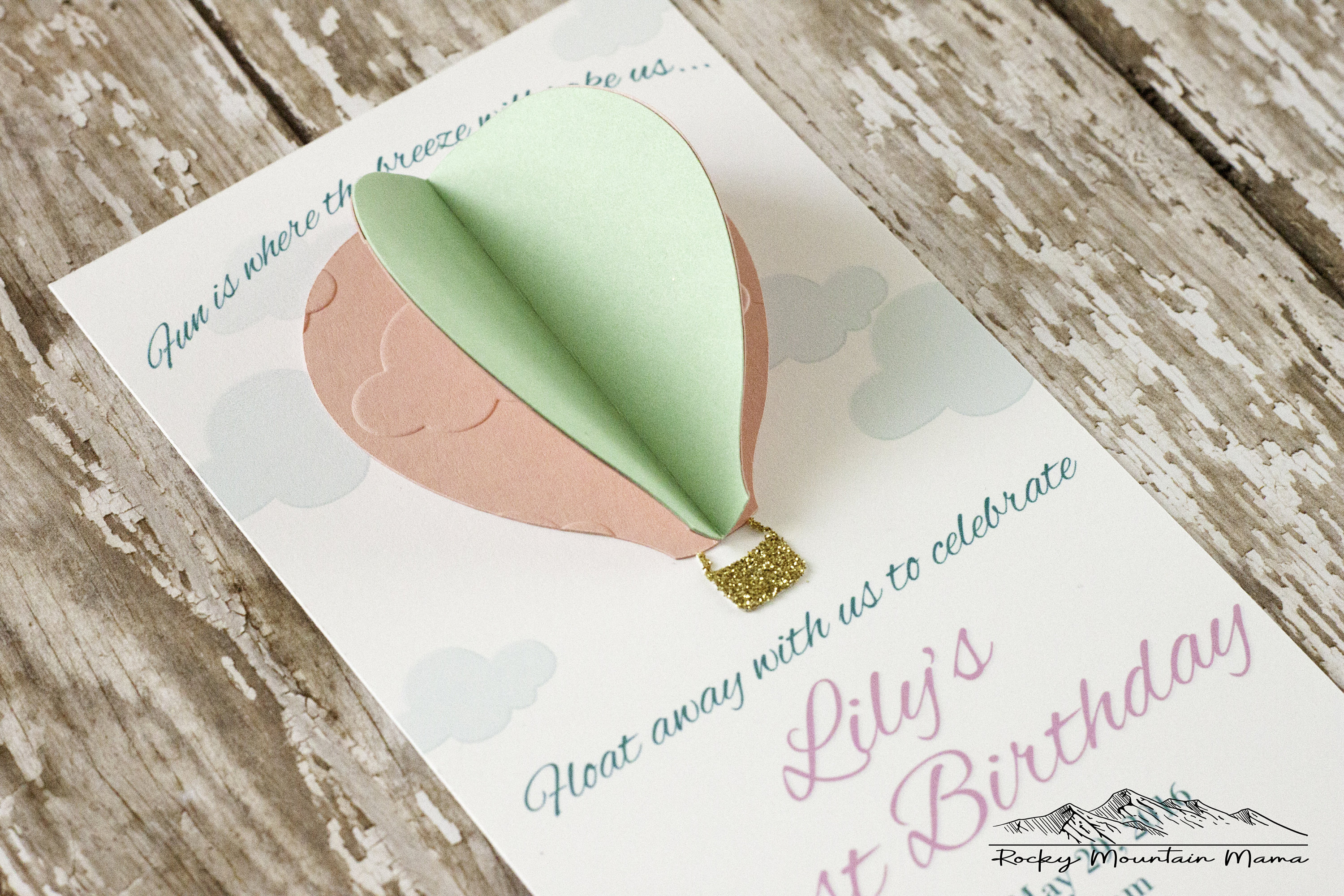 Custom Balloon Invitations