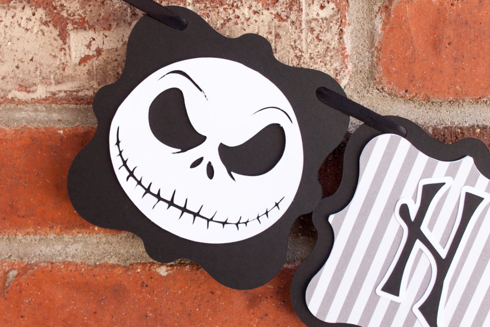 Nightmare Before Christmas Banner Jack Skellington Banner | Etsy