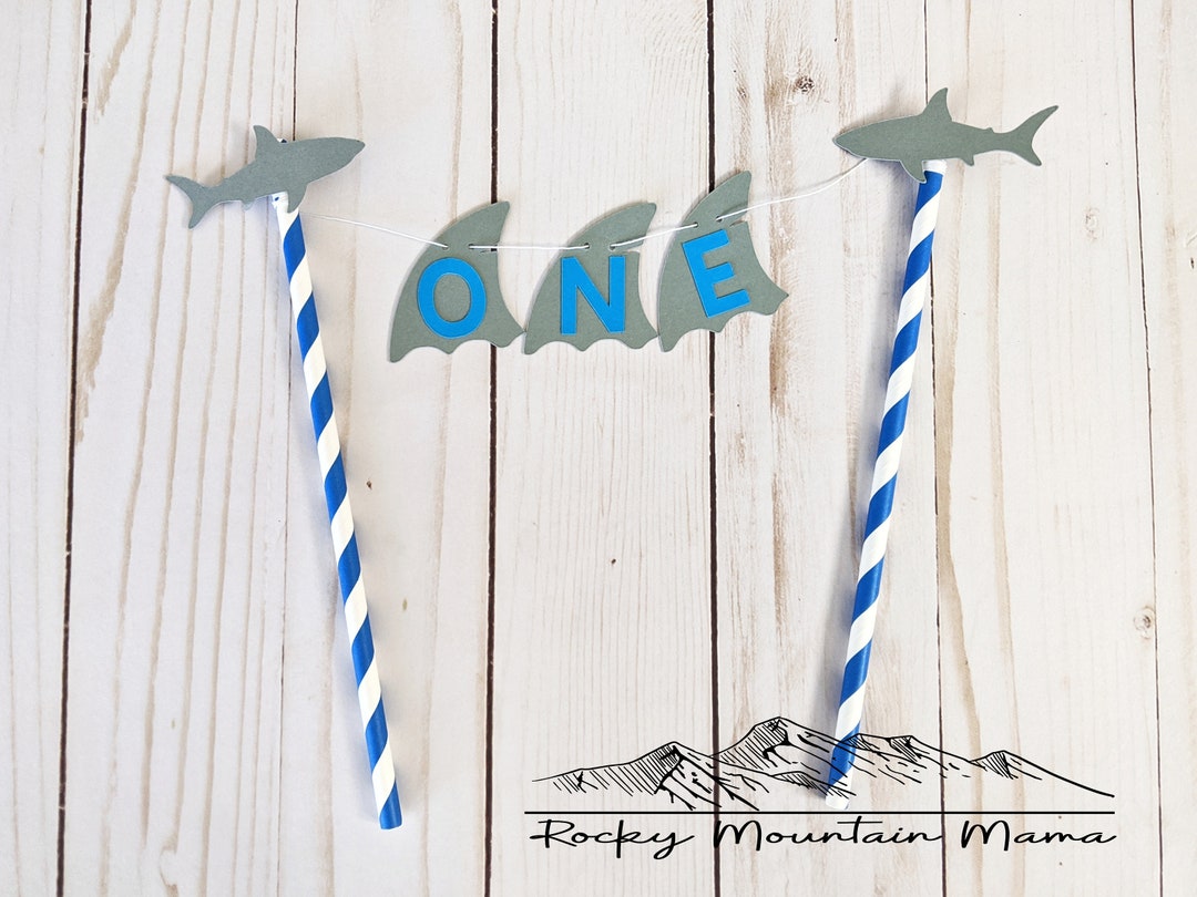 Shark Cake Topper, Baby Shark Bunting - Etsy