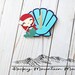 Mermaid Cake Topper Mermaid Shell Cake Topper - Etsy