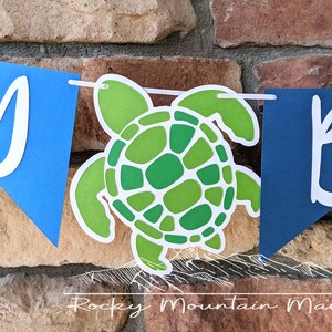 Sea Turtle Party Banner, VSCO Birthday Banner - Etsy