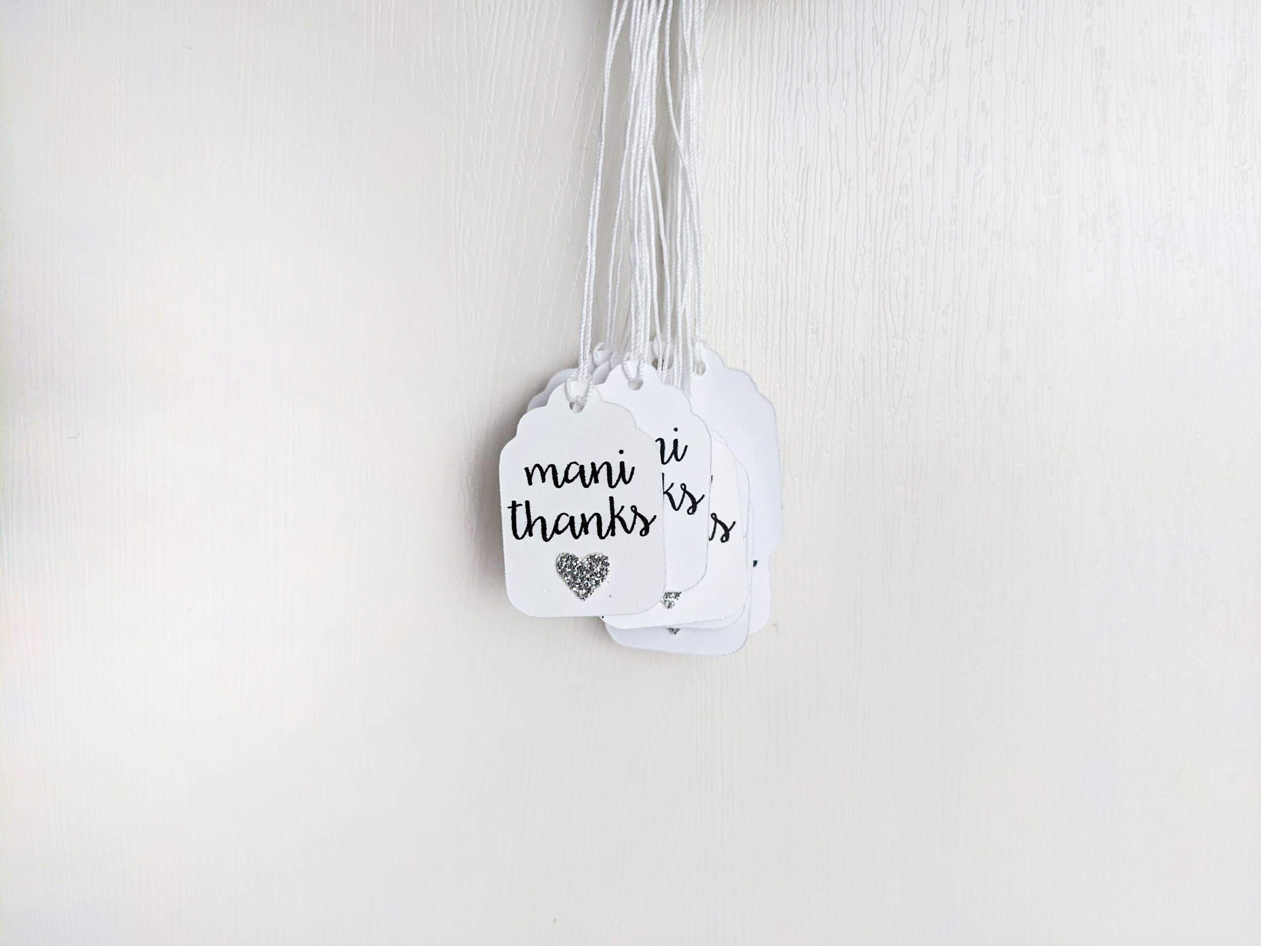 Mani Thanks Tags, Mani Thanks Bridal Shower Tags, Nail Polish Thank You ...