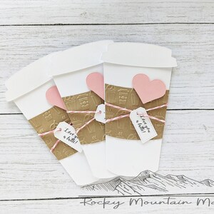 Coffee Cup Gift Card Holder Valentine Gift Card Holder - Etsy