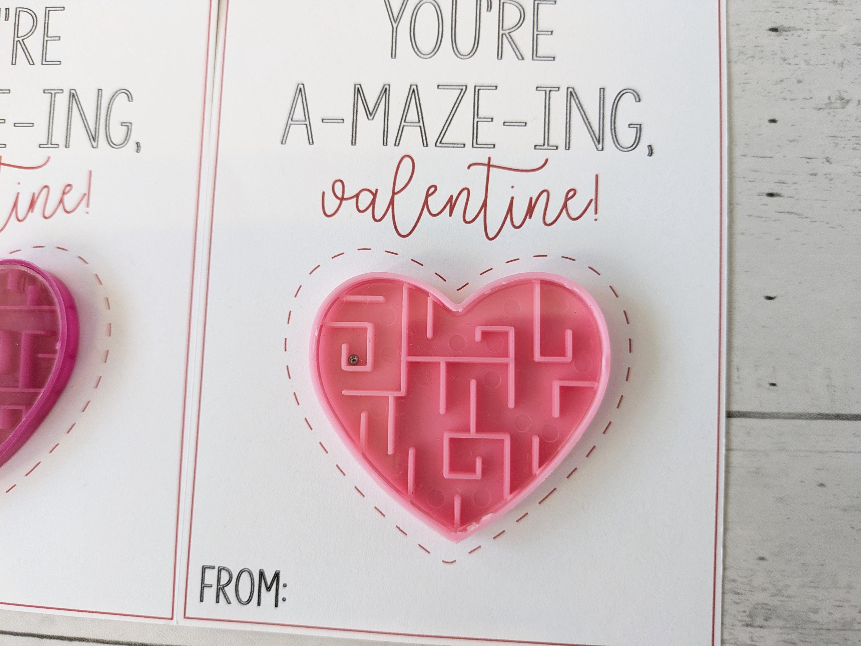 Maze Valentine, Non Candy Valentine - Etsy