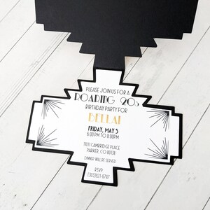 Roaring 20s Birthday Invitation - Etsy