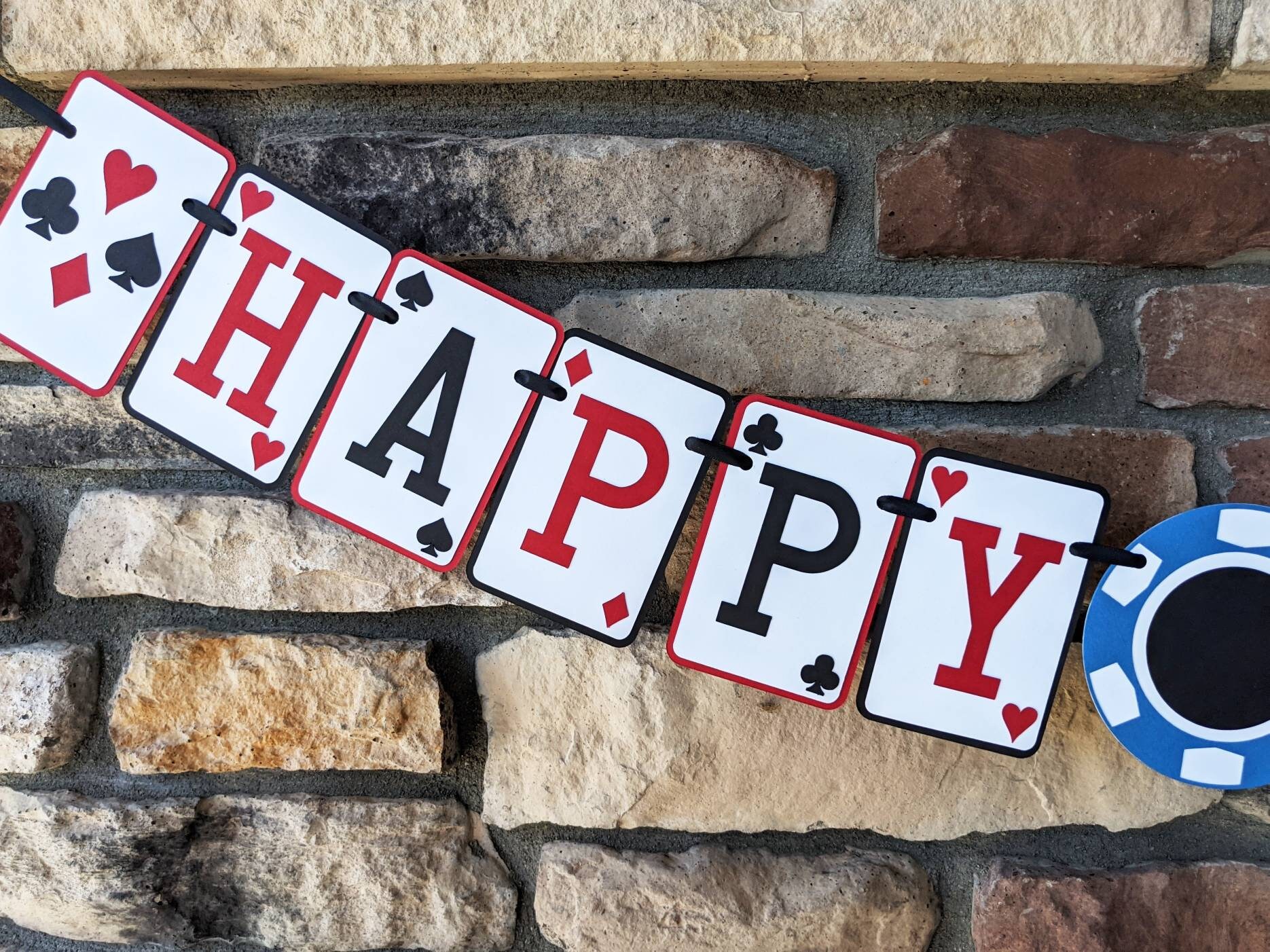 Poker Party Banner, Casino Party Banner - Etsy