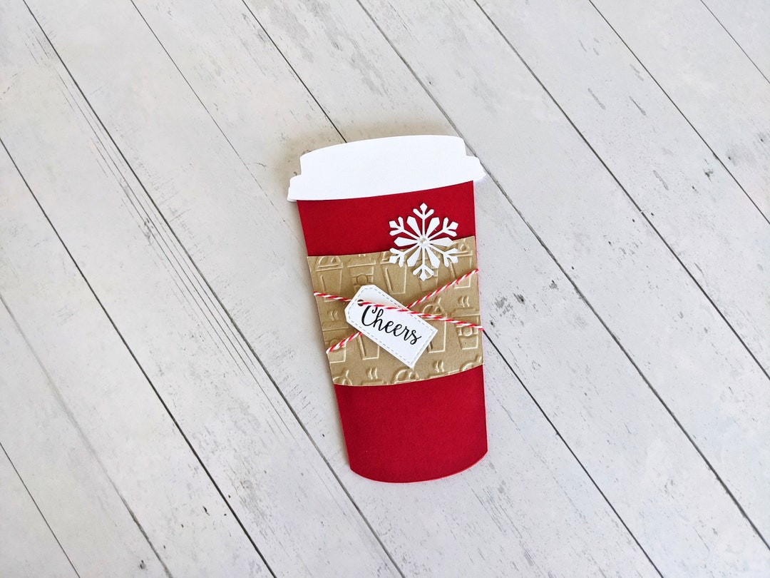 Coffee Gift Card Holder, Holiday Coffee Gift Card - Etsy