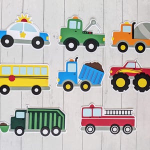 Cars and Trucks Banner, Transportation Garland - Etsy