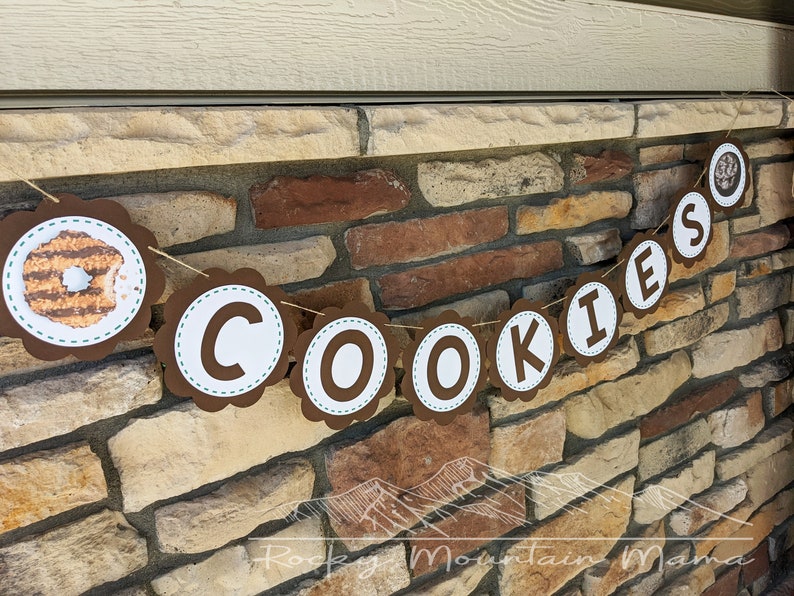 Girl Scout Cookie Banner Cookie Booth Decor - Etsy