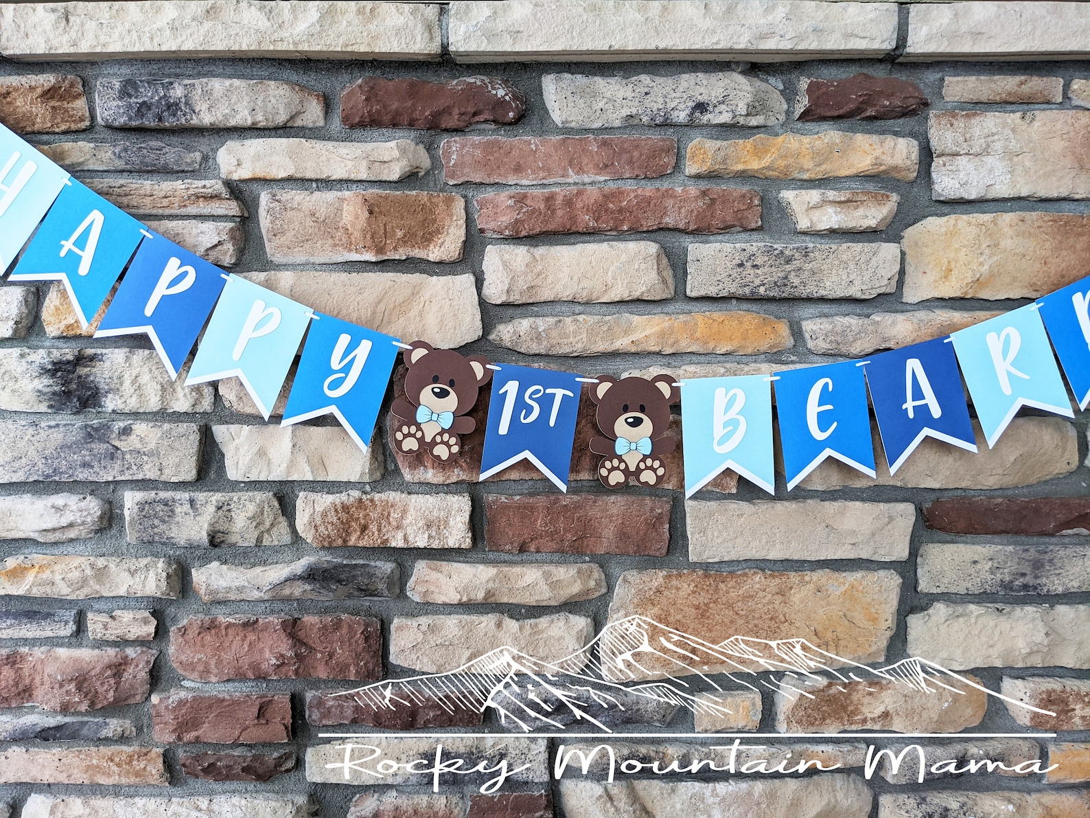 Teddy Bear Banner Teddy Bear 1st Birthday Banner - Etsy