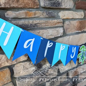 Sea Turtle Party Banner, VSCO Birthday Banner - Etsy