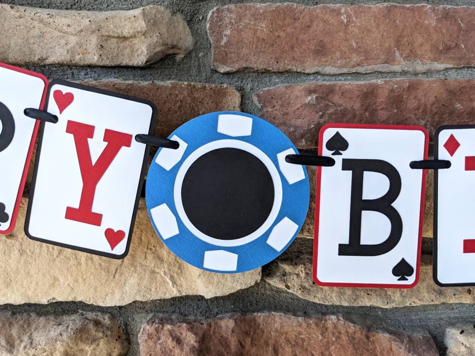 Poker Party Banner Casino Party Banner - Etsy