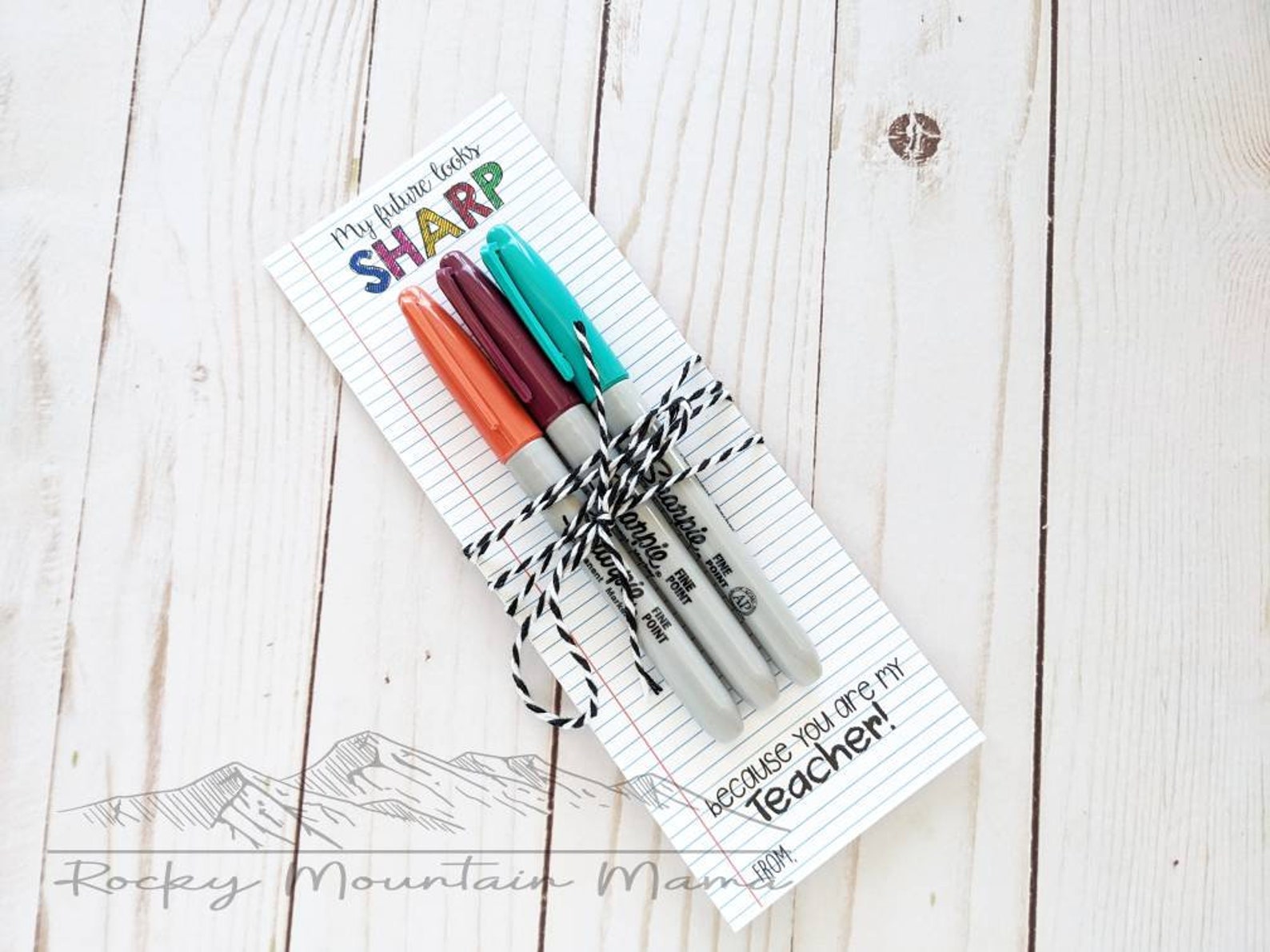 Sharpie Teacher Appreciation Card, Thanks for Making Me so Sharp Card ...