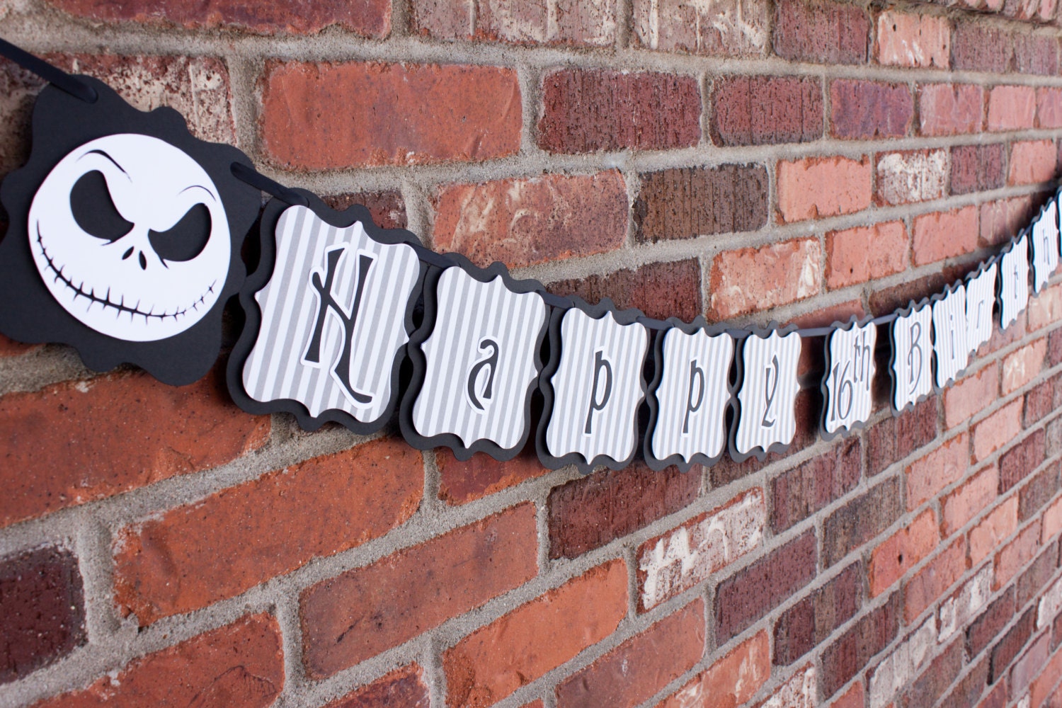 Nightmare Before Christmas Banner Jack Skellington Banner | Etsy