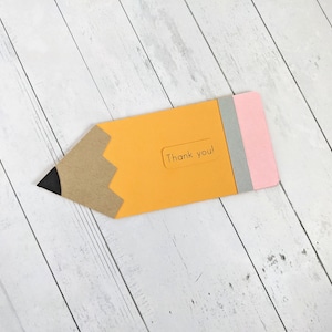 Teacher Gift Card Holder, Pencil Gift Card Holder, Teacher Appreciation ...