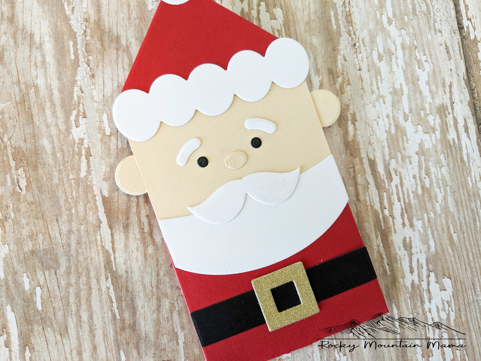 Santa Claus Gift Card Holder Santa Gift Envelope - Etsy