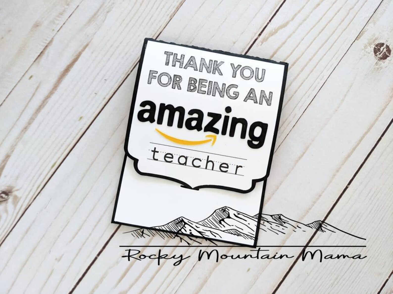 Amazon Gift Card Holder Teacher Amazon Gift Card Envelope - Etsy