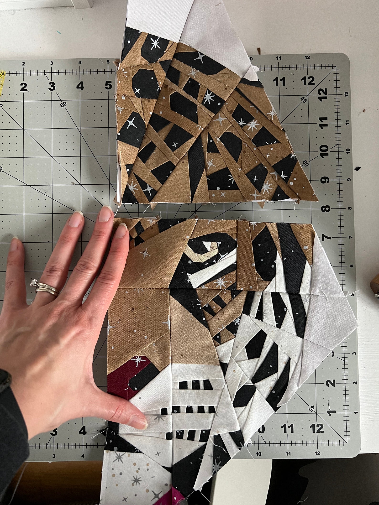 Floral Big Cats - Jaguar Foundation Paper Piecing Pattern - Etsy