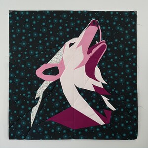 Howling Wolf Quilt Foundation Paper Piecing PDF Pattern - Etsy