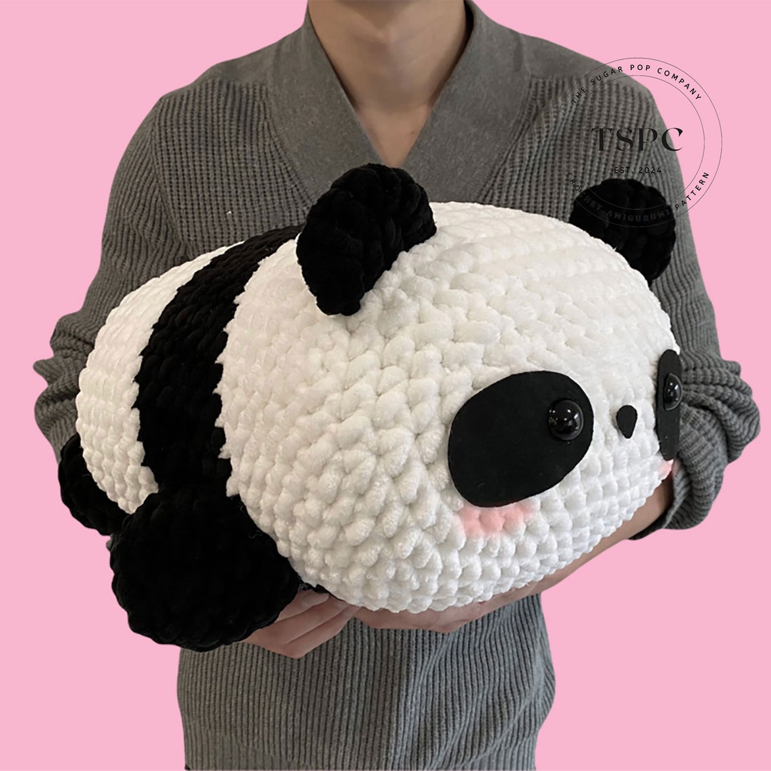 Giant Panda Crochet Pattern, Giant Panda Amigurumi Pattern, Panda ...