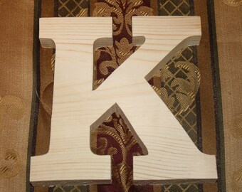 Wood Letter K | Etsy