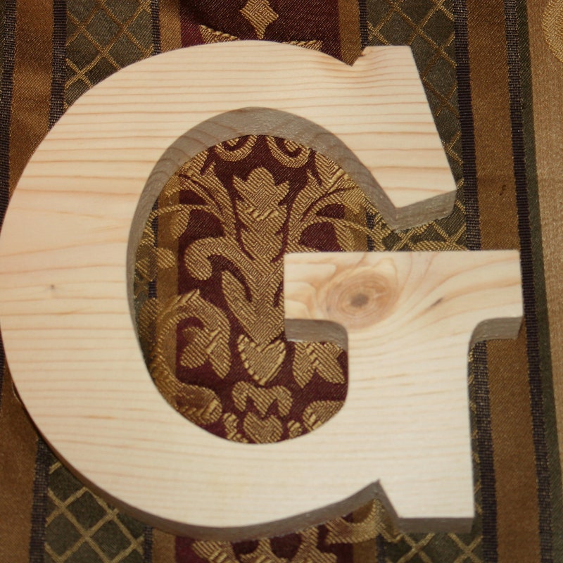 Letter G Wood - Etsy