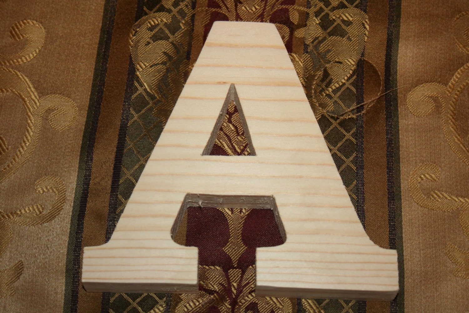 Unfinished Wood Letter A Monogram, 3/4 or 1-1/2 Thick, Nursery Decor ...