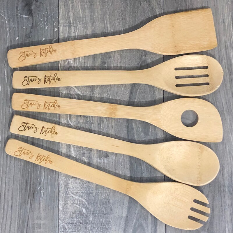 Bamboo Spoons - Etsy