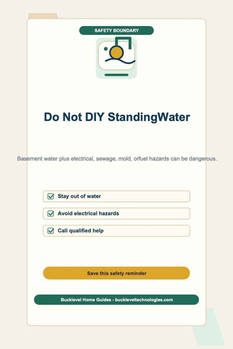 Sump Pump & Basement Water 101 Guide for New Homeowners | Printable ...