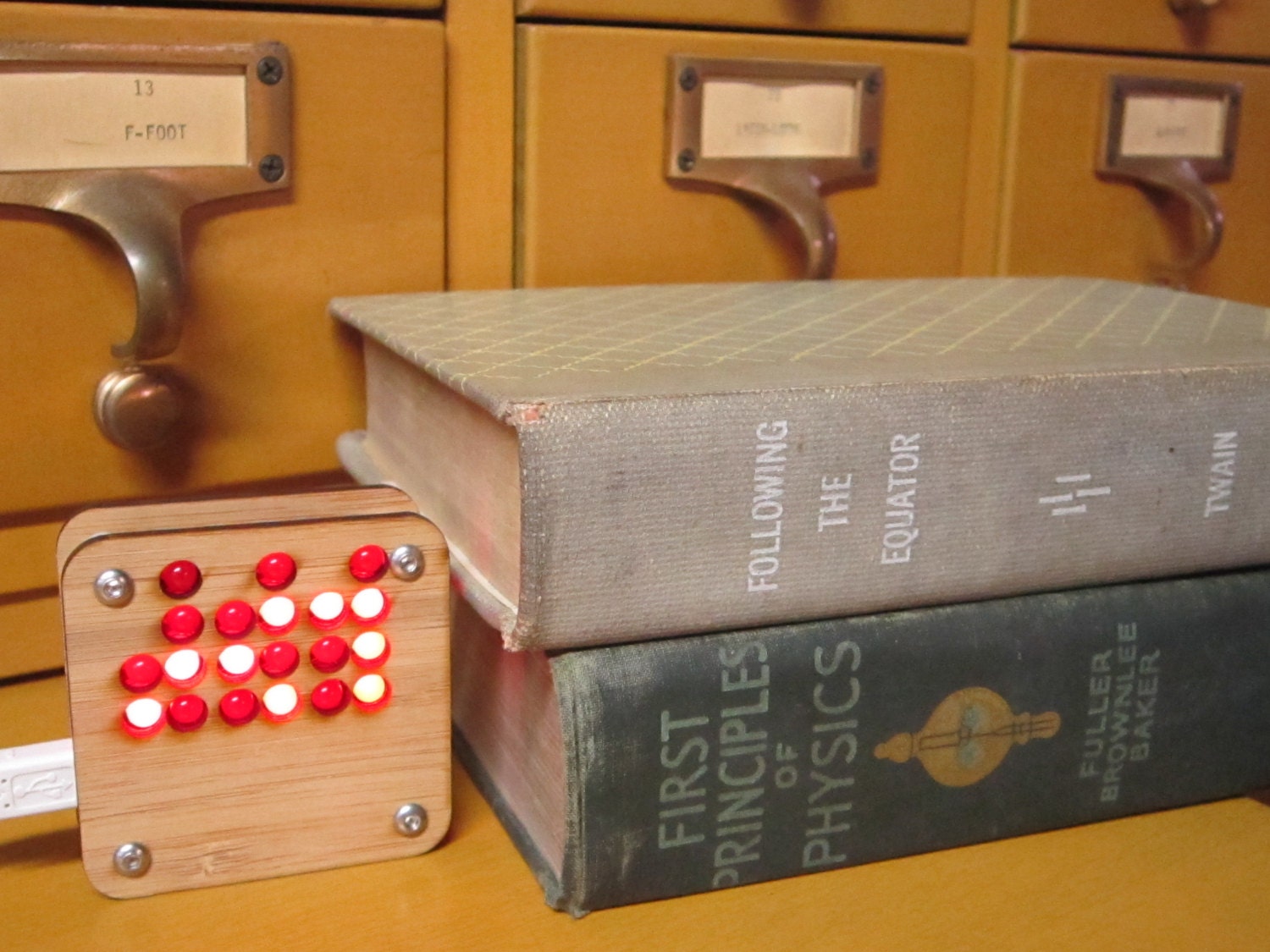 Martian Mars Time Binary Clock Kit in Sustainable Bamboo Wood - Etsy