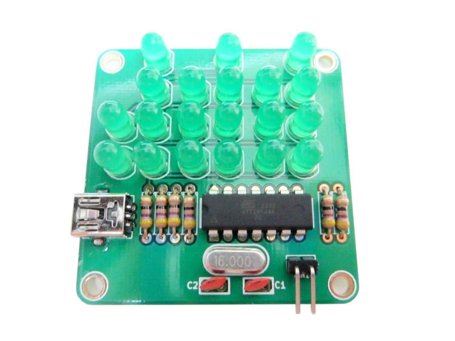 Binary Clock Kit With Green Lights - Etsy