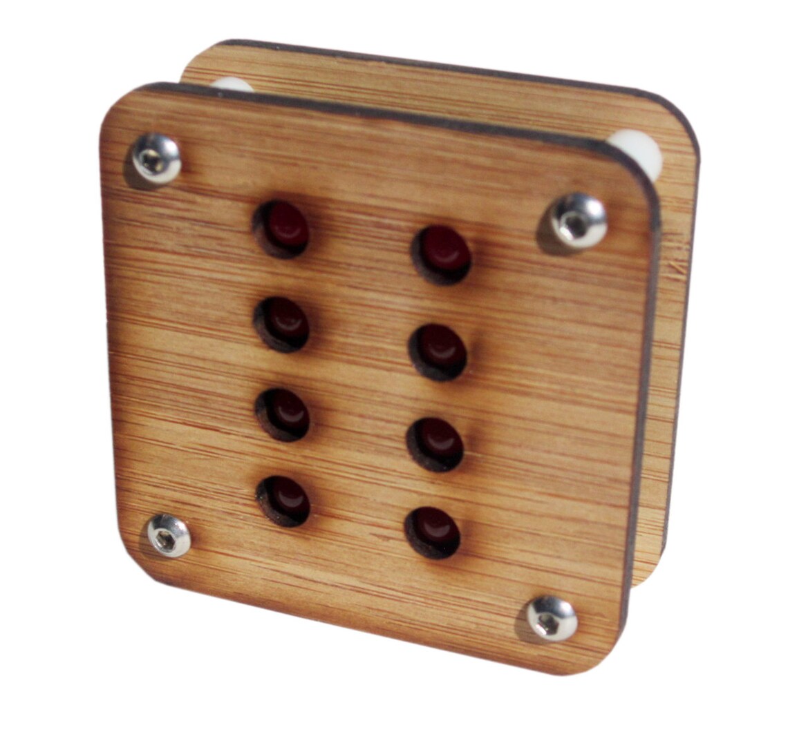 Binary Thermometer Kit With Bamboo Case Red Lights - Etsy