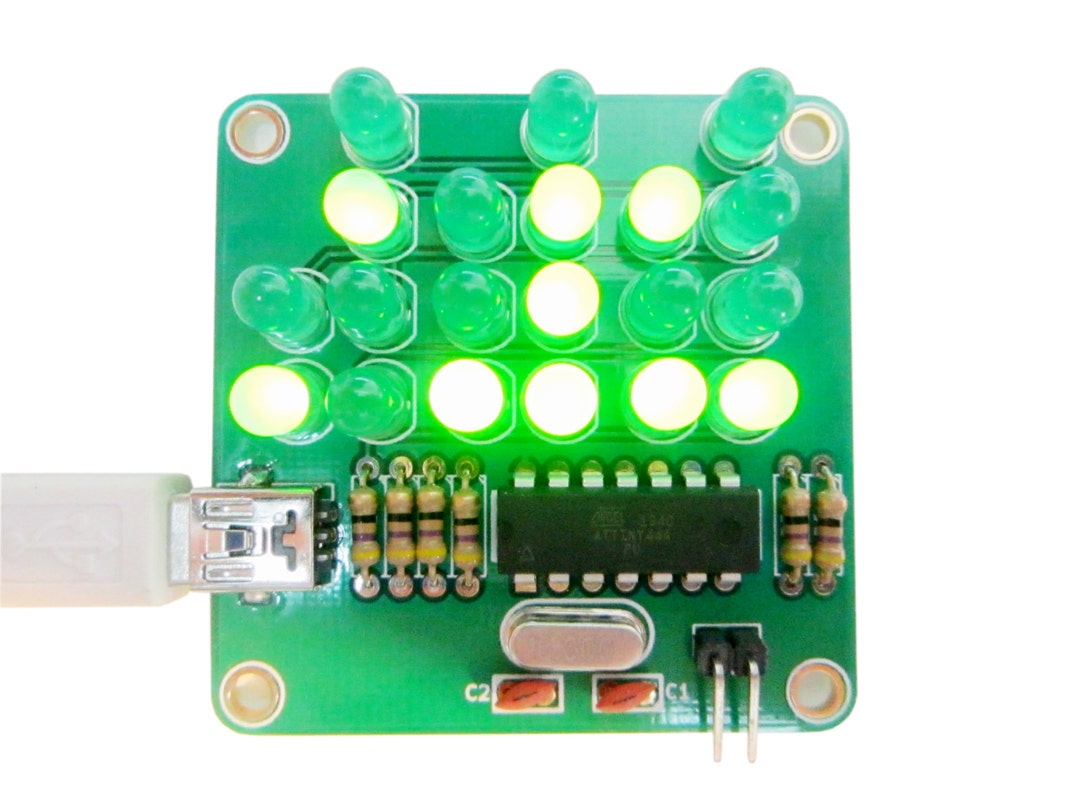 Binary Clock Kit With Green Lights - Etsy