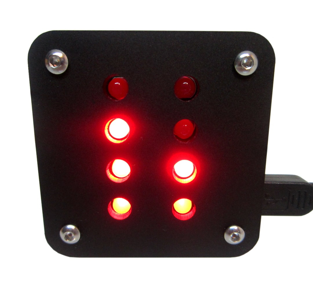 Binary Thermometer Kit With Black Matte Case Red Lights - Etsy