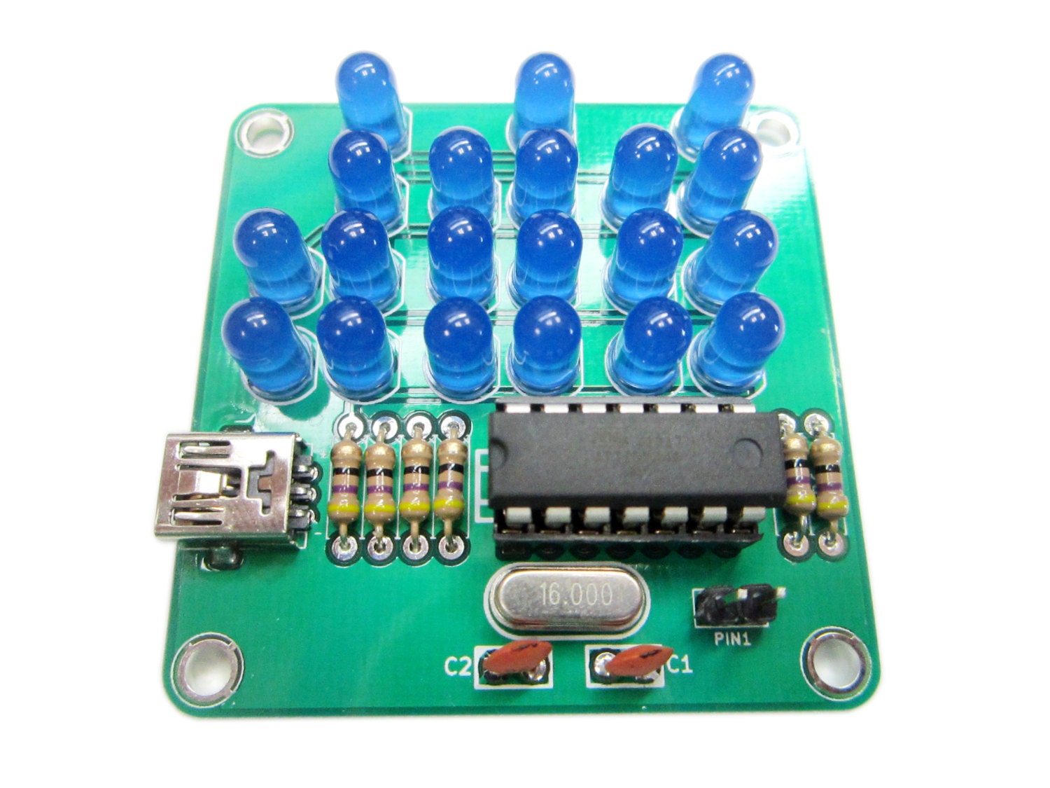 Binary Clock Kit With Blue Lights - Etsy