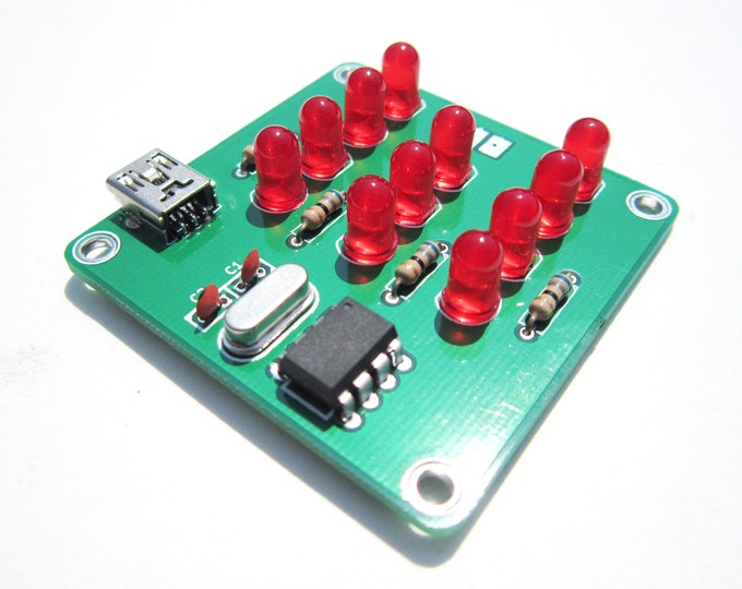 Simple Binary Clock Kit Etsy 