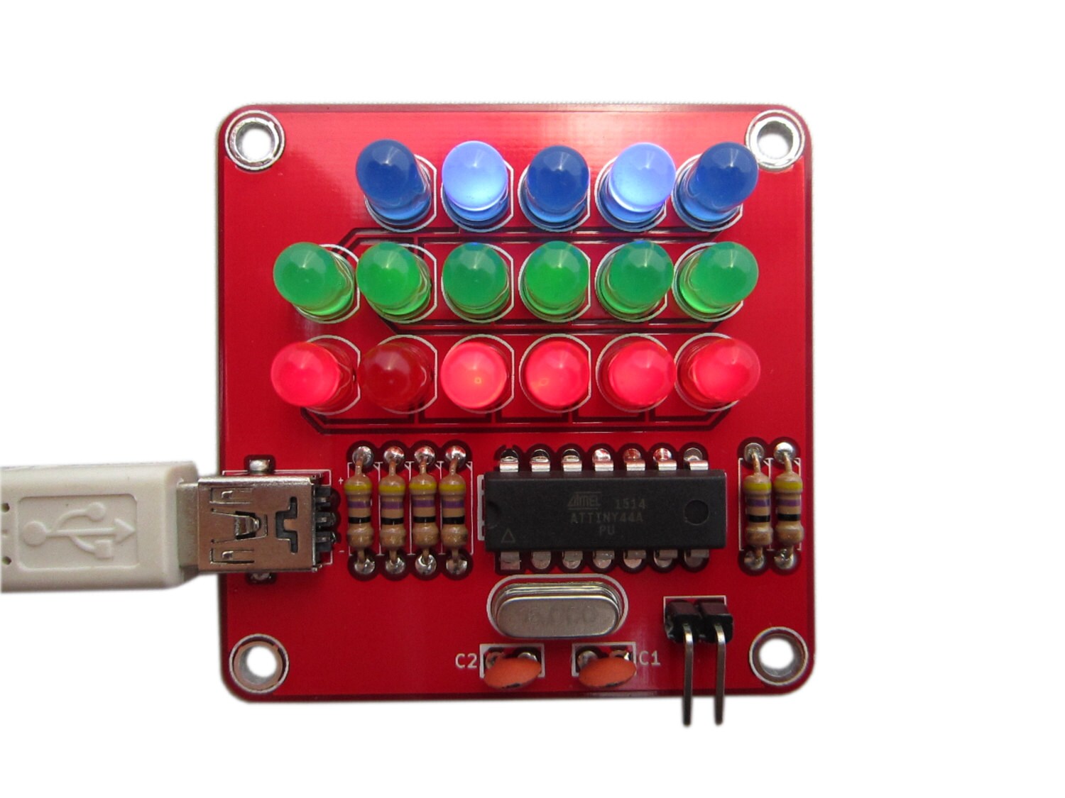Pure Binary Clock Kit With Red, Green and Blue Lights - Etsy