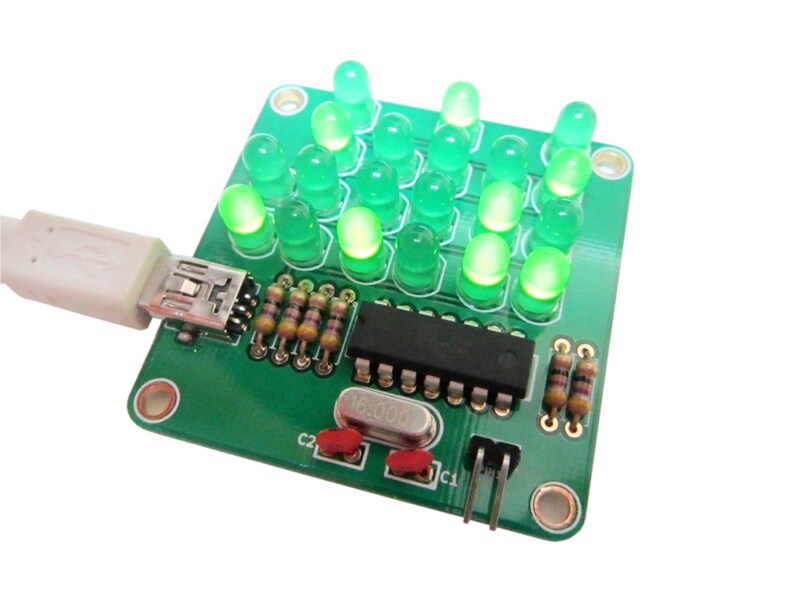 Binary Clock Kit With Green Lights - Etsy UK