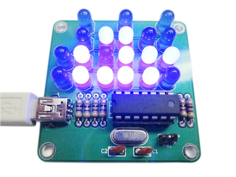 Binary Clock Kit With Blue Lights - Etsy