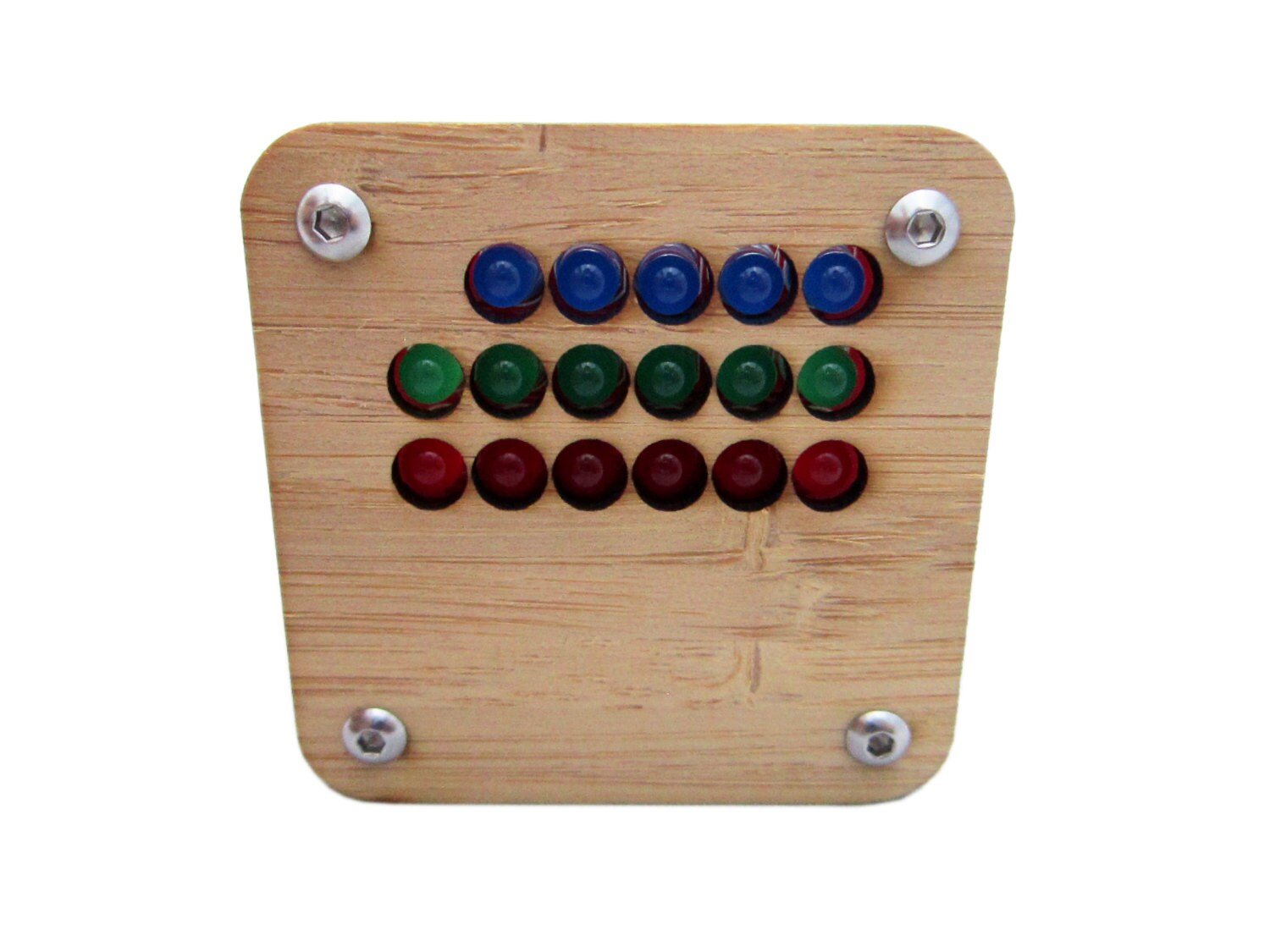 Pure Binary Clock Kit With RGB Lights in Wood Case - Etsy